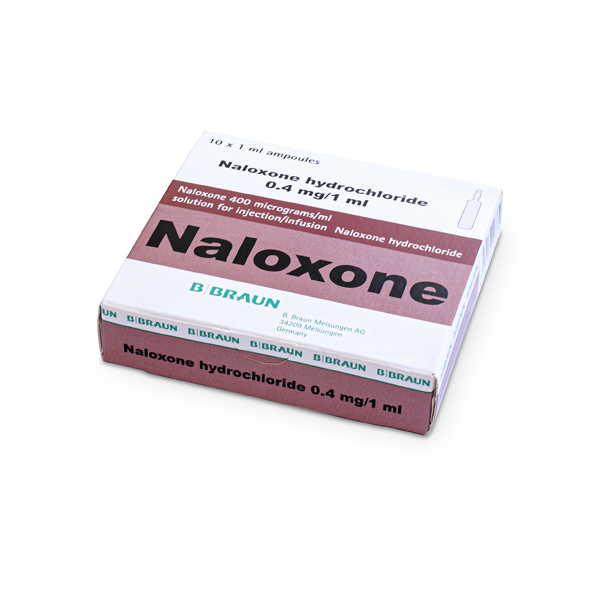 Naloxone 0.4mg/1ml ampoules